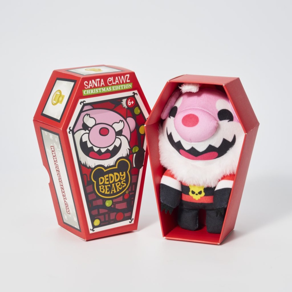 Santa Clawz Coffin Deddy Bear 14cm Plush Christmas Series 1 ...
