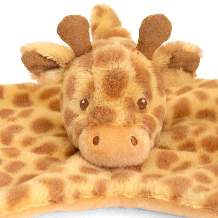 Keeleco Huggy Snuggle Giraffe Newborn Baby Comforter Soft Toy Security ...