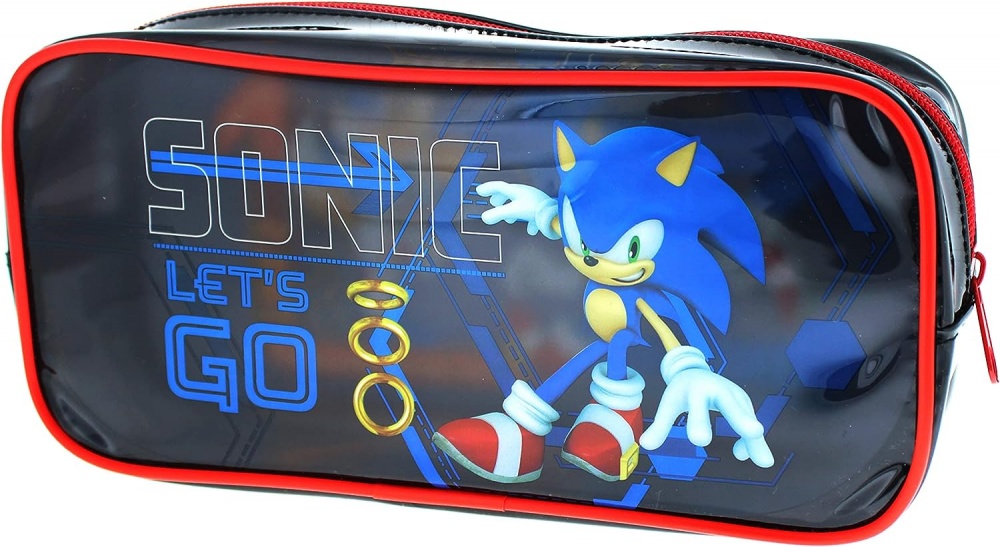 Sonic The Hedgehog Pencil Case - threelittlebears.co.uk