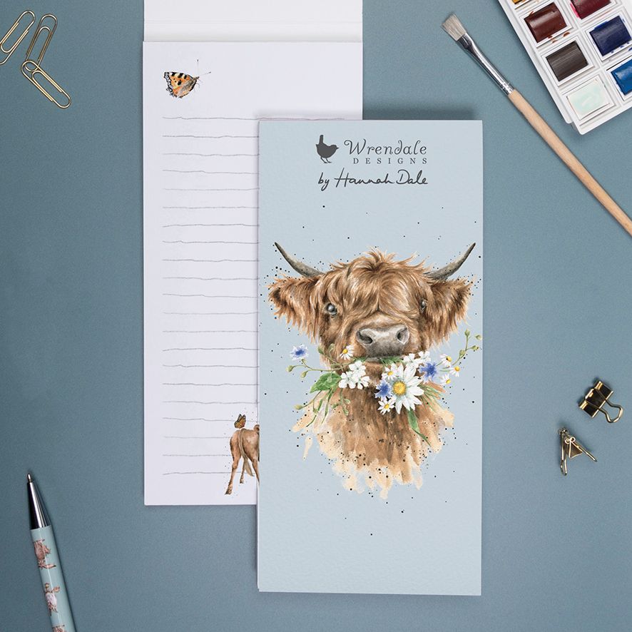 Wrendale Designs Daisy Coo Cow Magnetic Shopping List Pad ...