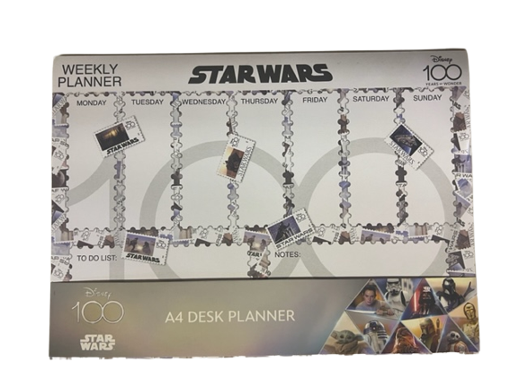 Disney Star Wars A4 Weekly Calendar Planner Desk Organiser Pad ...