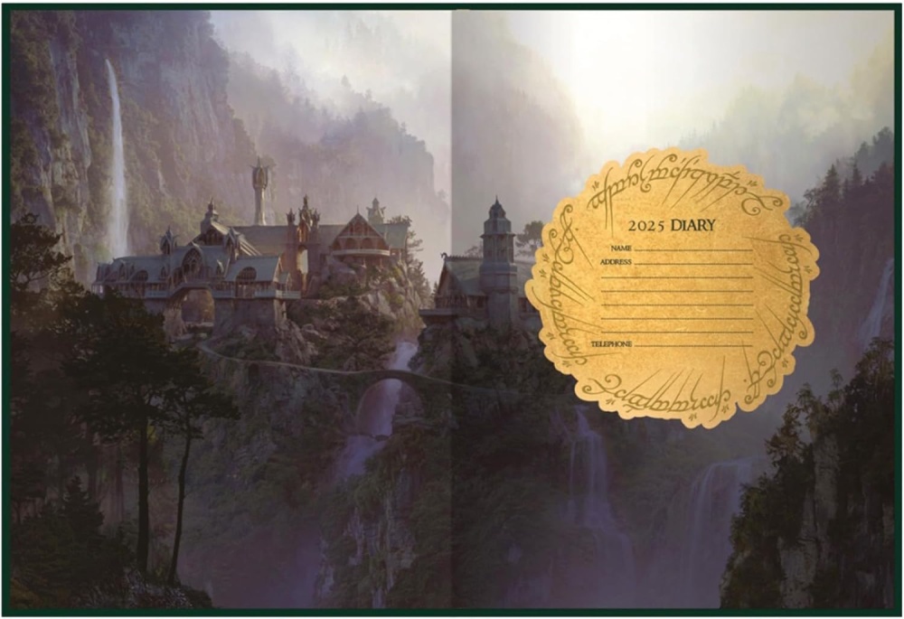 The Lord Of The Rings 2025 Diary A5 Day Per Page - threelittlebears.co.uk
