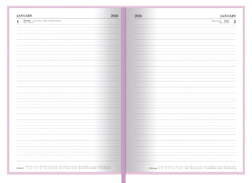 Pusheen Hardcover 2026 Diary A5 Day per page - threelittlebears.co.uk