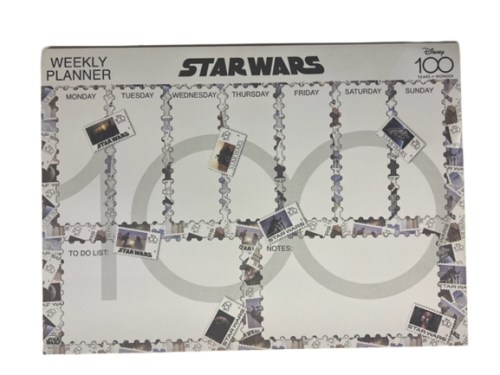 Disney Star Wars A4 Weekly Calendar Planner Desk Organiser Pad ...